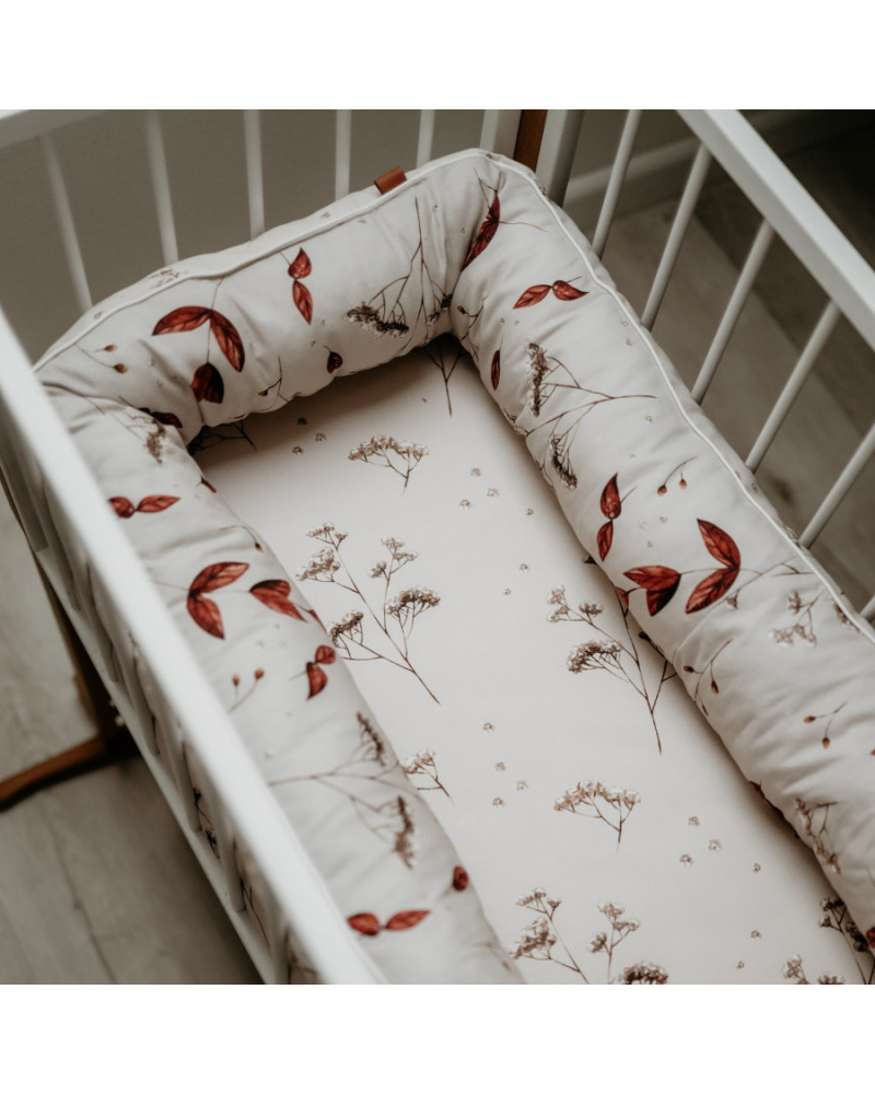 Drap housse bébé 40 cm x 90 cm - jardin d'automne