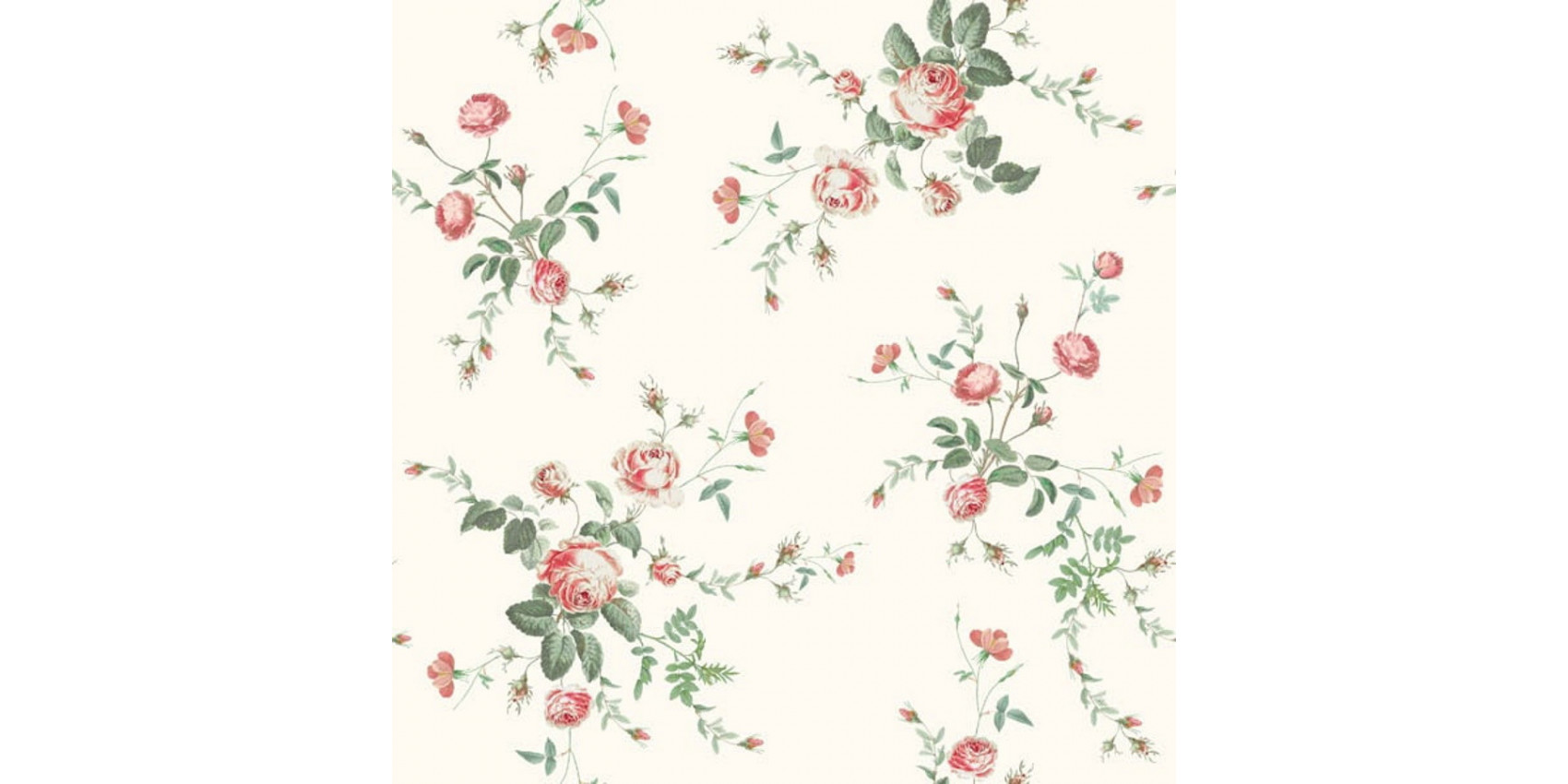 Papier peint enfant petites roses