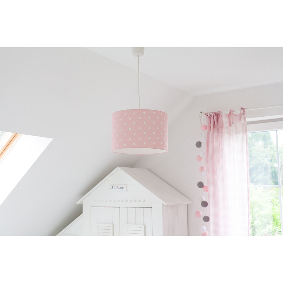 Lamps & Company suspension rose à pois